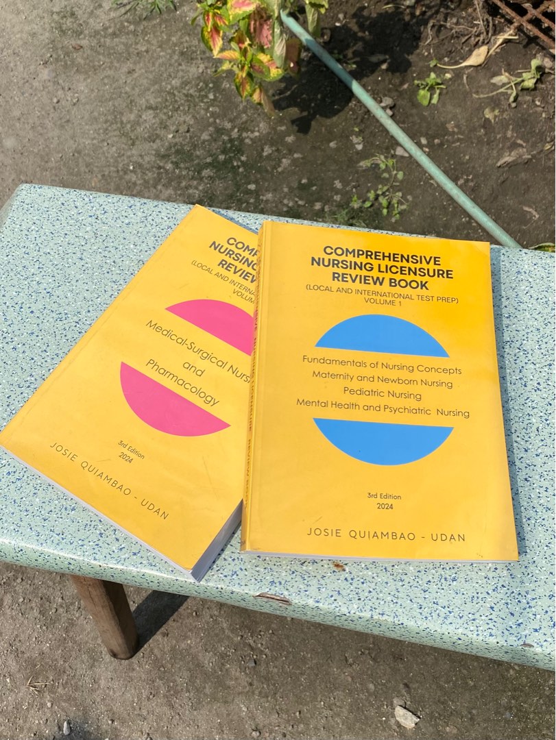 COMPREHENSIVE NURSING LICENSURE REVIEW BOOK (UDAN - Volume 1&2 ...