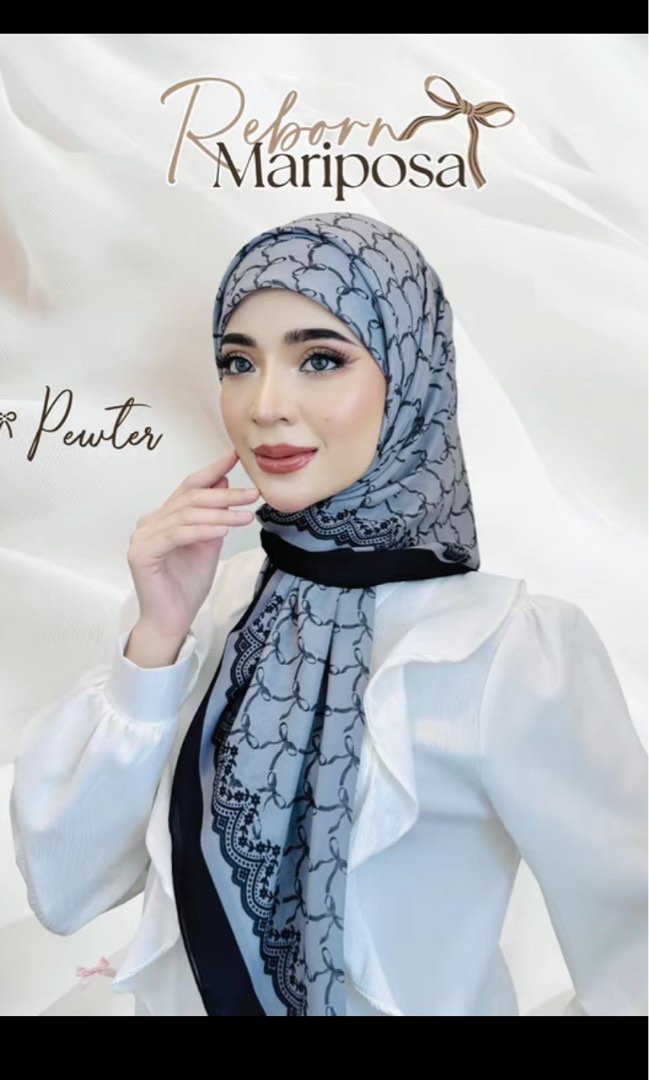 Deara Hijab Mariposa 2.0, Women's Fashion, Muslimah Fashion, Hijabs on Carousell