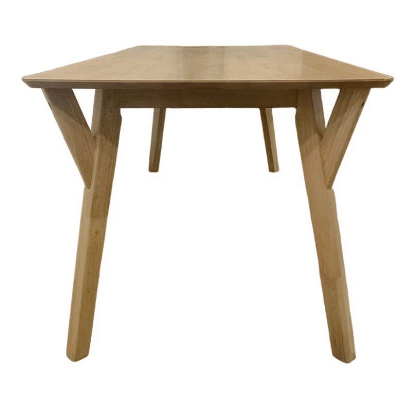 Dining Table Solid rubber wood 2m x 0.9m x 0.75m ( Table only ...