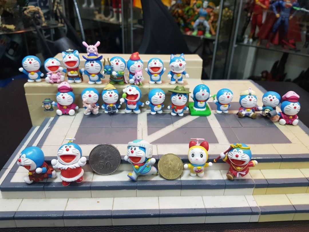 Doraemon Mini Figures, Hobbies & Toys, Toys & Games on Carousell
