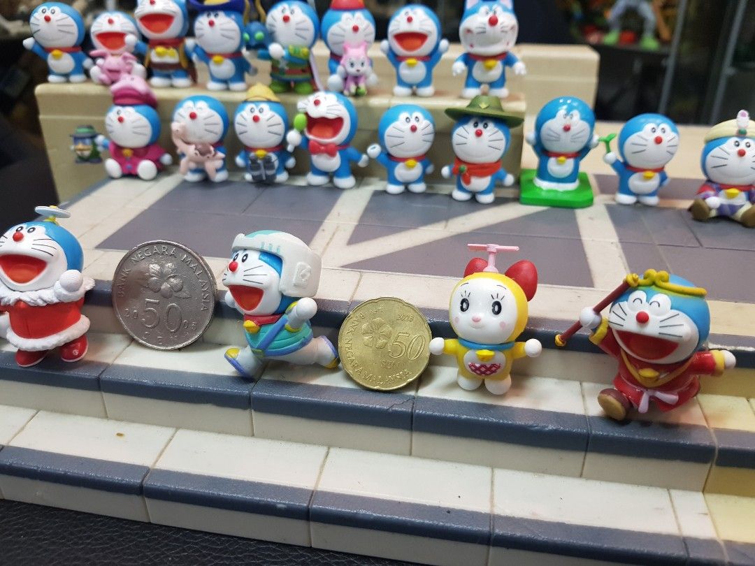 Doraemon Mini Figures, Hobbies & Toys, Toys & Games on Carousell