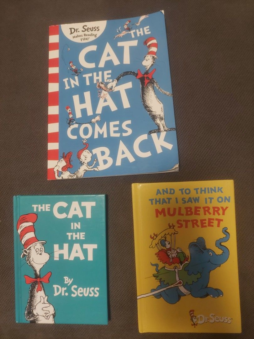 DR SEUSS The Cat in the Hat, And to Think that I Saw It on Mulberry ...