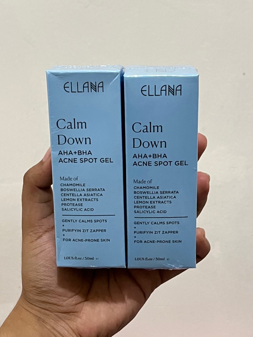 ELLANA Calm Down Acne Spot Gel, Beauty & Personal Care, Face, Face Care ...