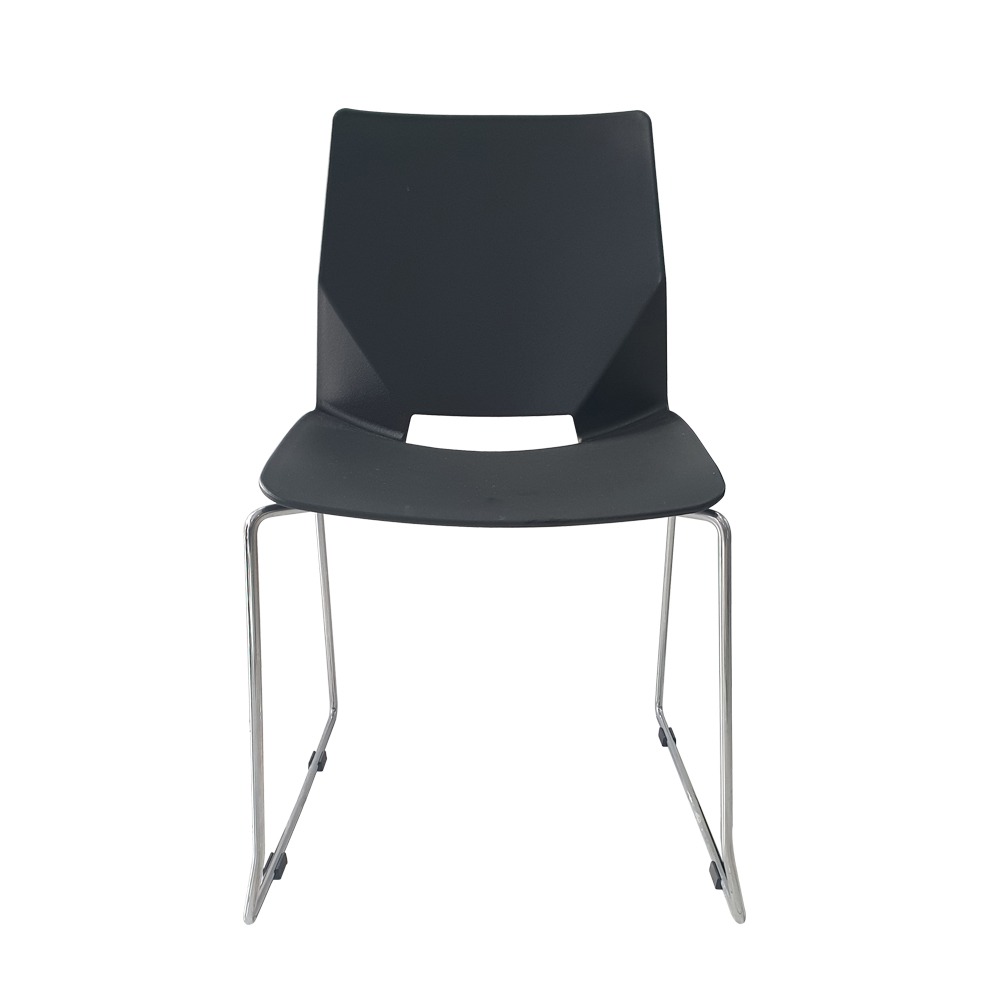 Ergodynamic SC-189 Heavy Duty Stacking Chair 1.2mm thick Chrome frame ...
