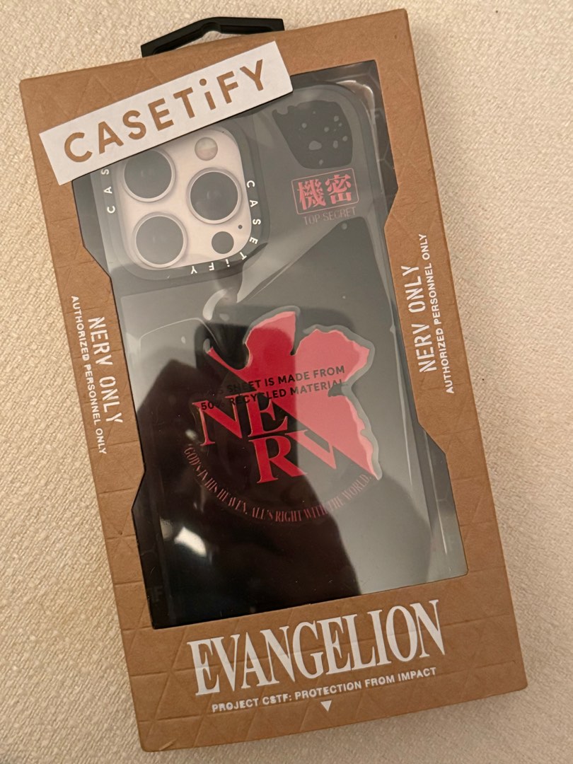 Eva Evangelion Casetify 16 pro max, 手提電話, 電話及其他裝置配件, 手機套及手機殻 - Carousell