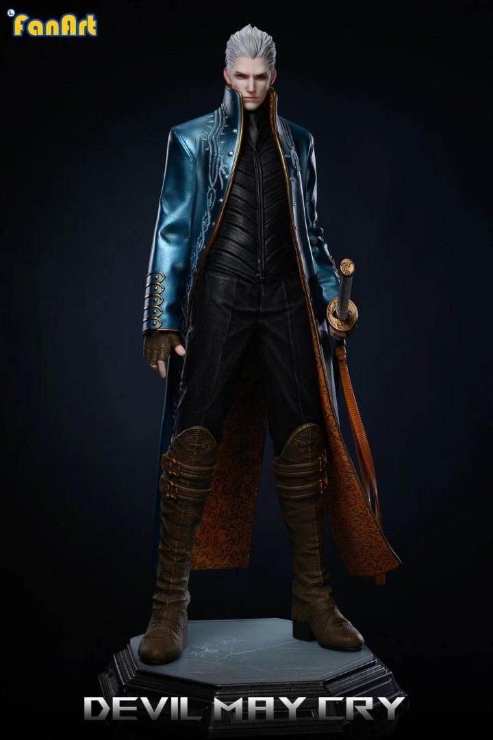FanArt Studio - Devil May Cry - Vergil , Hobbies & Toys, Toys & Games on Carousell