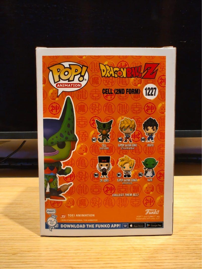 Funko Pop! Animation: Dragonball Z - Perfect Cell (GITD) & Cell 2nd ...