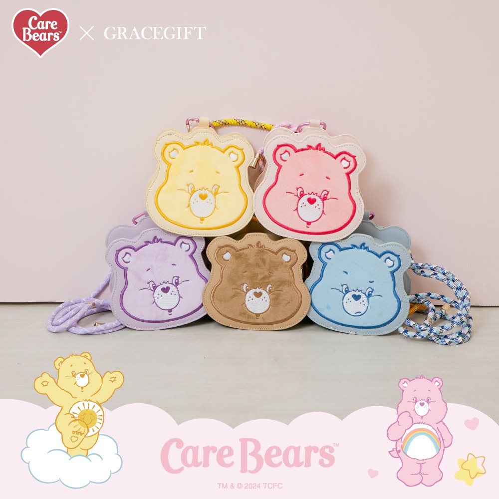 預購-Grace gift x Care Bears 聯名限定包款, 女裝, 手袋及銀包, 多用途袋 - Carousell