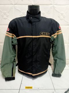 Vintage GREEDY Motorcycle Padding Jacket, Men's Fashion, Coats, Jackets ...