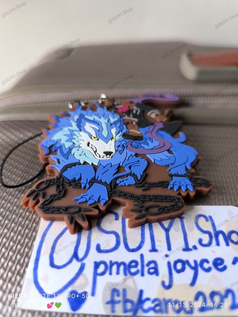 Hessian Lobo Rubber Strap Keychain Charm Fate Grand Order FGO Anime ...