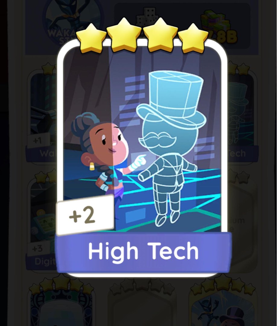 High Tech monopoly go, Hobbies & Toys, Toys & Games on Carousell