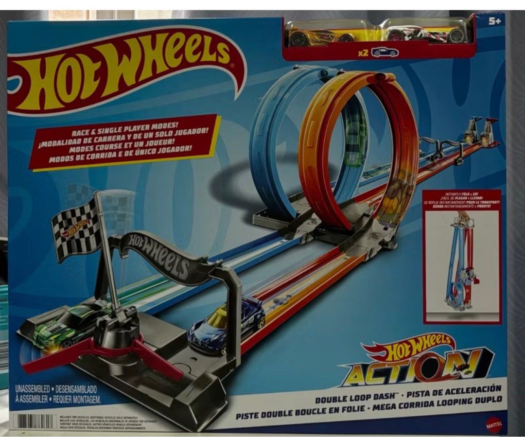 Hot wheels Double Loop Dash, Hobbies & Toys, Toys & Games on Carousell