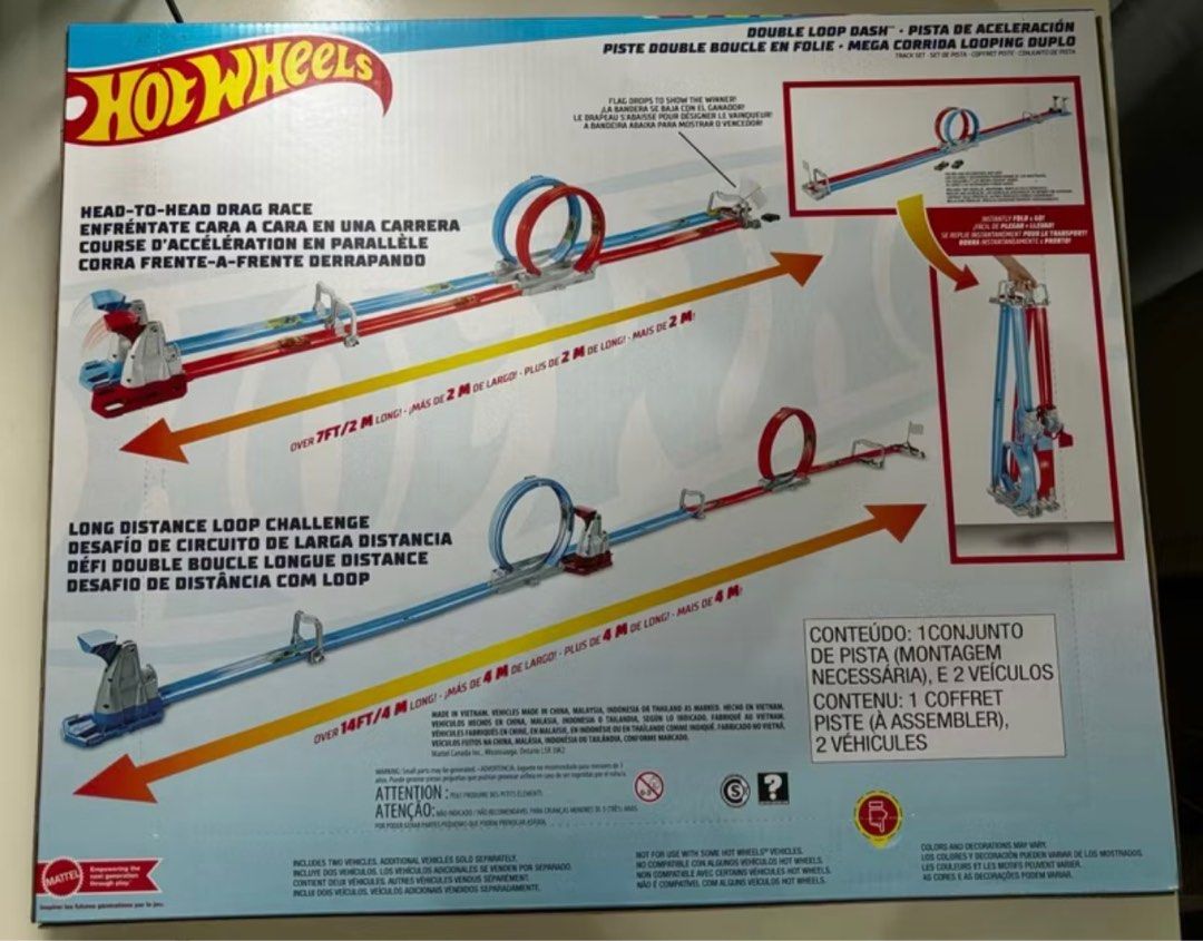 Hot wheels Double Loop Dash, Hobbies & Toys, Toys & Games on Carousell