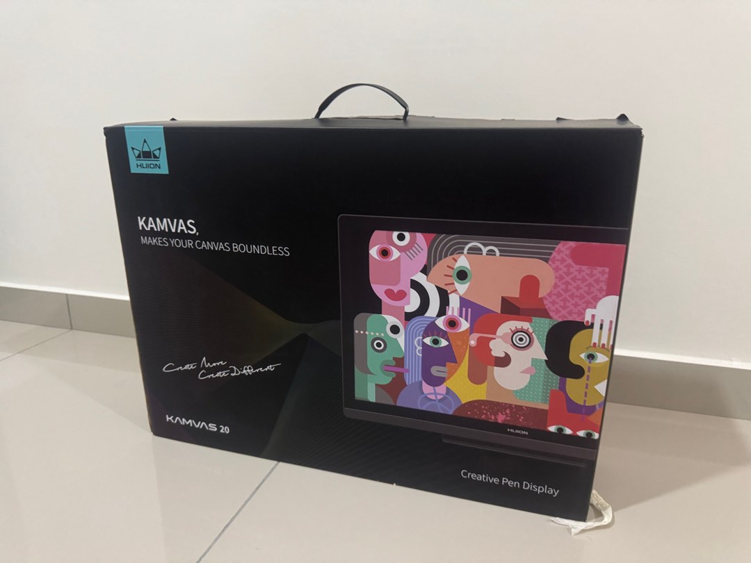 Huion Kamvas 20 monitor digital drawing, Computers & Tech, Desktops on ...