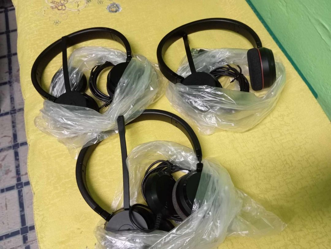 Jabra Evolve 20 UC Stereo Model HSC016 Noise Canceling USB Headset ...