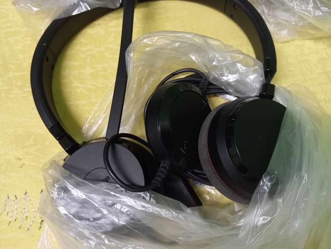 Jabra Evolve 20 UC Stereo Model HSC016 Noise Canceling USB Headset ...