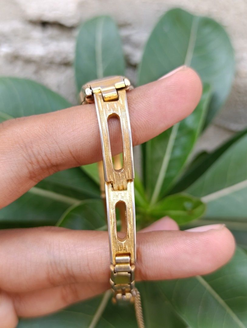 Jam Tangan Vintage Seiko Tank Art Deco 14K Gold Filled Full Original ...