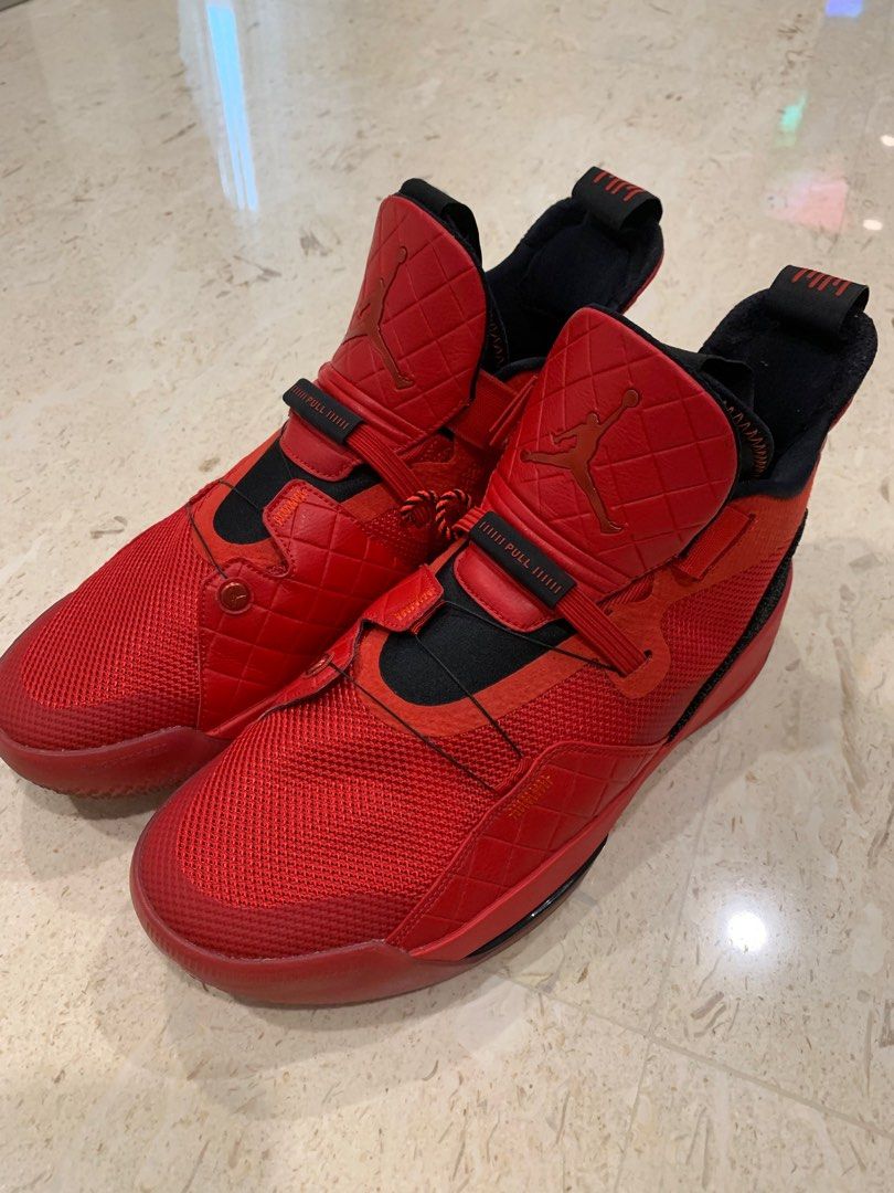 Jordan men shoes - Red, Men's Fashion, Footwear, Casual shoes on Carousell