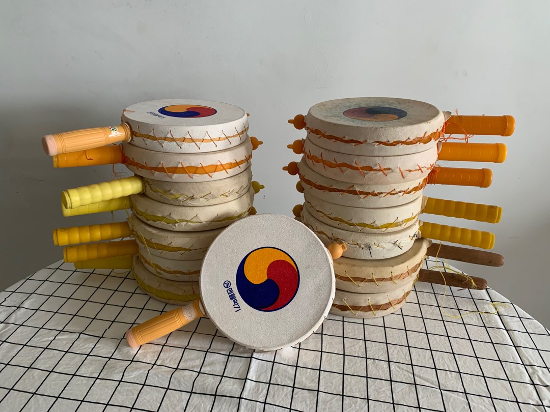 Korean traditional hand drums SOGO, Hobbies & Toys, Music & Media ...