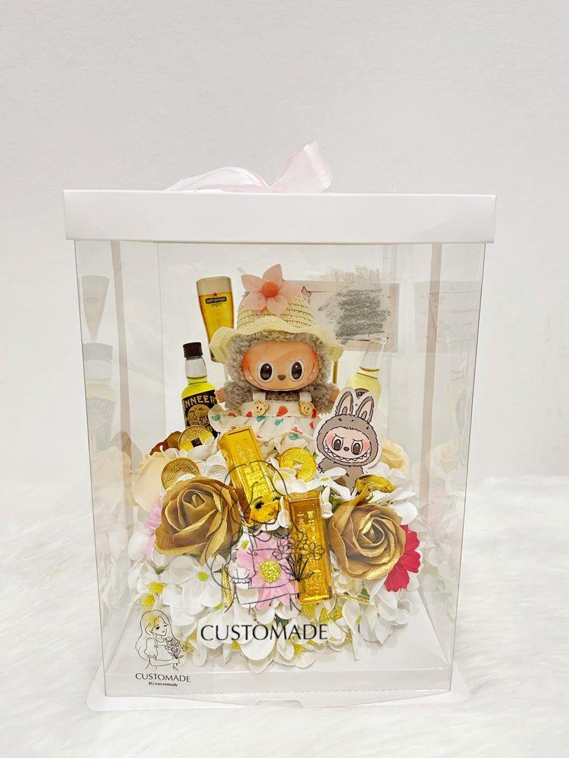 Labubu Flower box, Hobbies & Toys, Stationery & Craft, Handmade Craft ...
