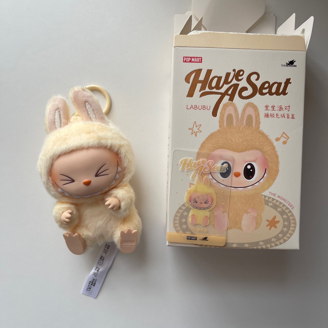 labubu have a seat sisi, Hobbies & Toys, Toys & Games on Carousell