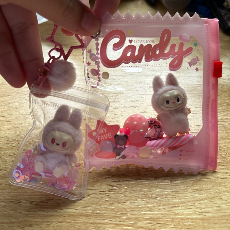 Labubu keychain custom V2 dada handmade, Hobbies & Toys, Toys & Games ...