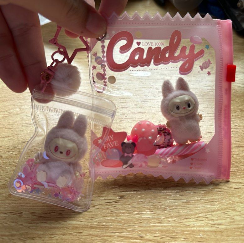 Labubu keychain custom V2 dada handmade, Hobbies & Toys, Toys & Games ...