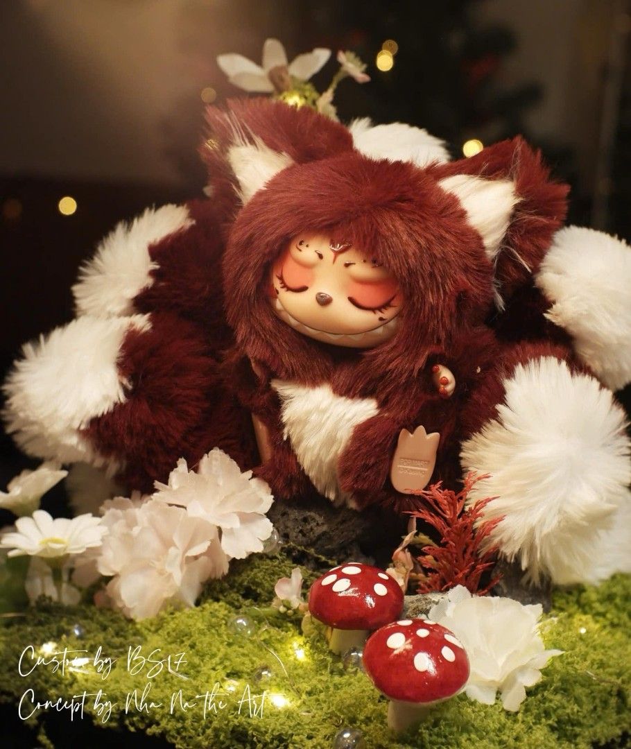 Labubu v2 - Customised nine tailed fox labubu v2 ZIZI, Hobbies & Toys ...