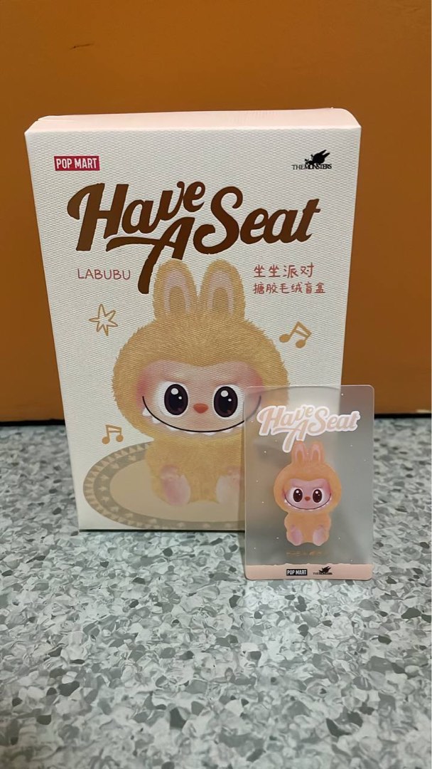 LABUBU V2 - Have A Seat - BABA, Hobbies & Toys, Memorabilia ...