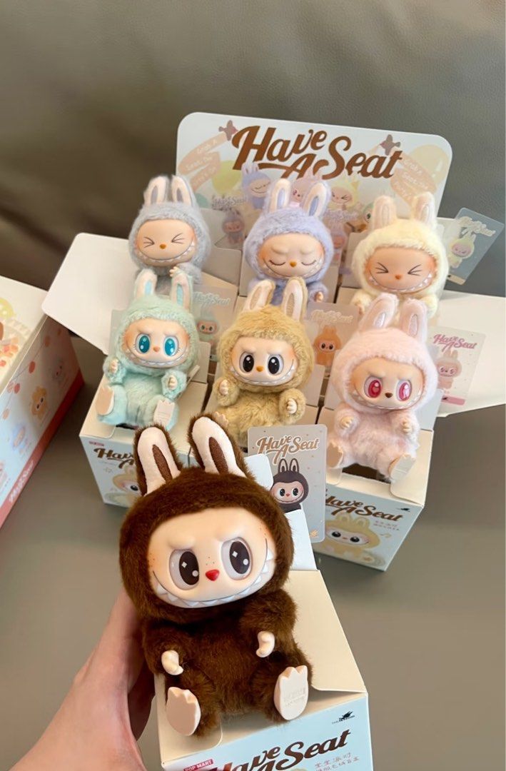 Labubu V2 (whole set), Hobbies & Toys, Toys & Games on Carousell