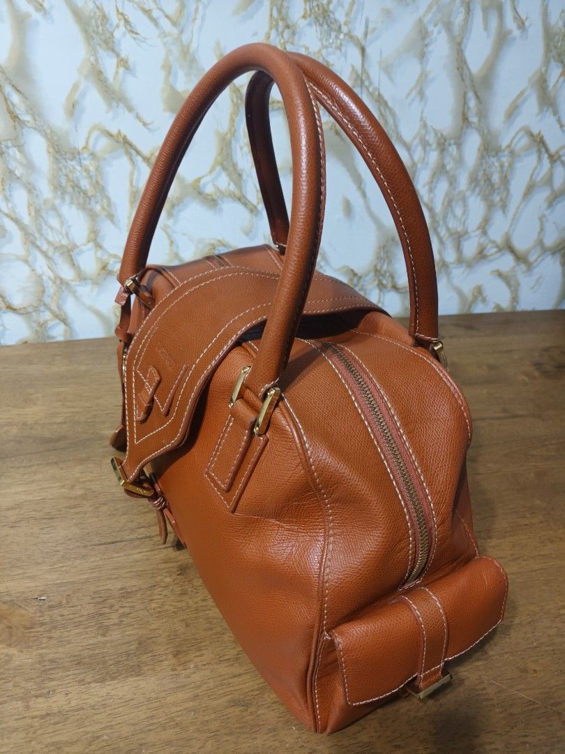 Loewe Bolso Bowling Camel Shoulder/Handbag, Luxury, Bags & Wallets on ...