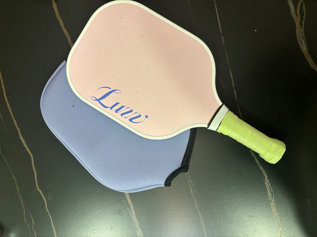 Luzzpickleball Paddle Pink Original Paddle (16mm) T700 Carbon Fiber ...