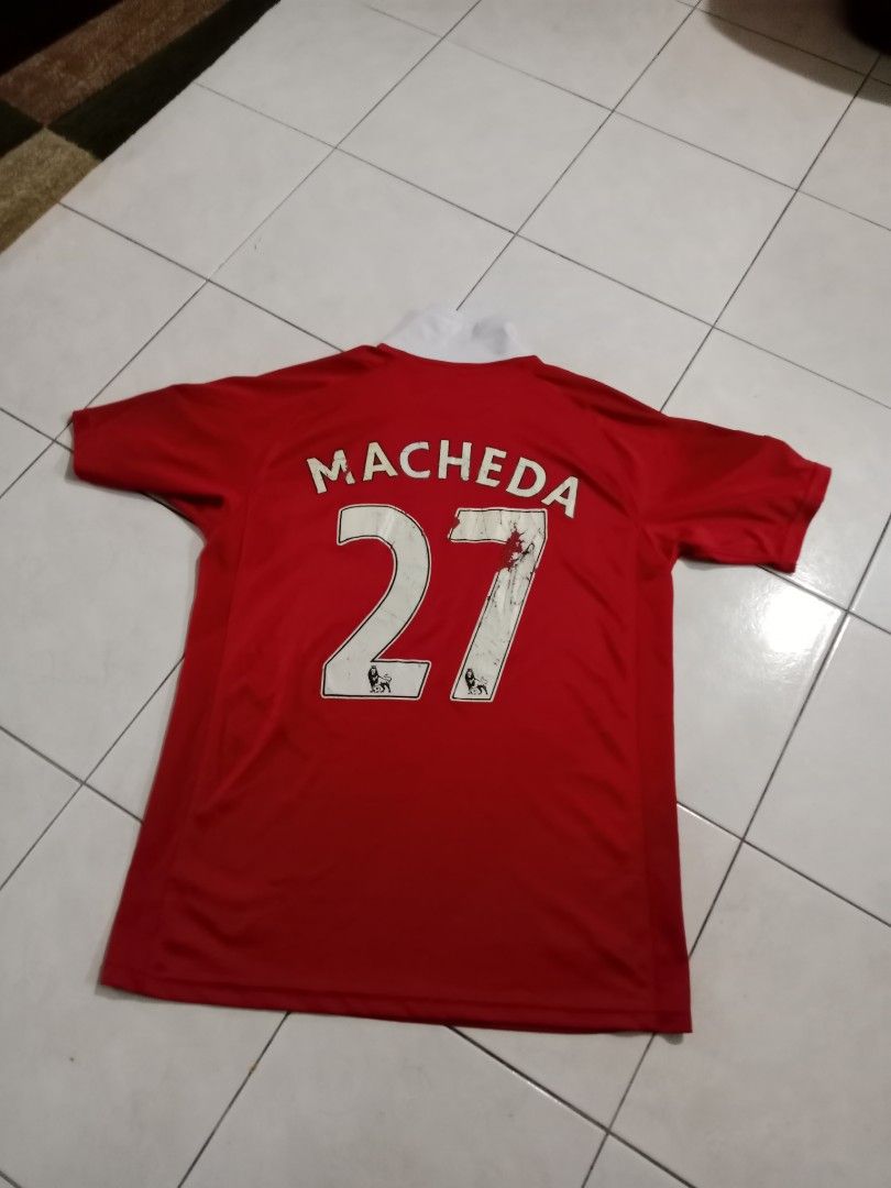 Manchester United original jersey macheda 2011 tag dah kena potong ...