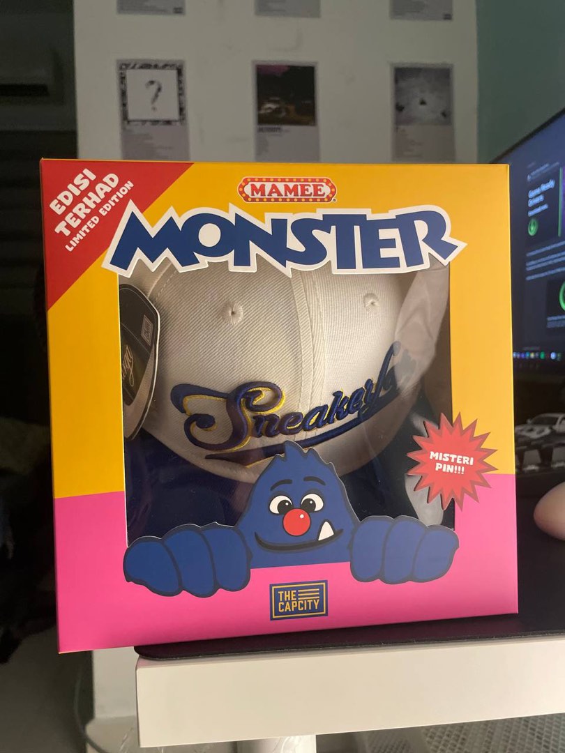 manee monster cap, Men's Fashion, Watches & Accessories, Cap & Hats on ...