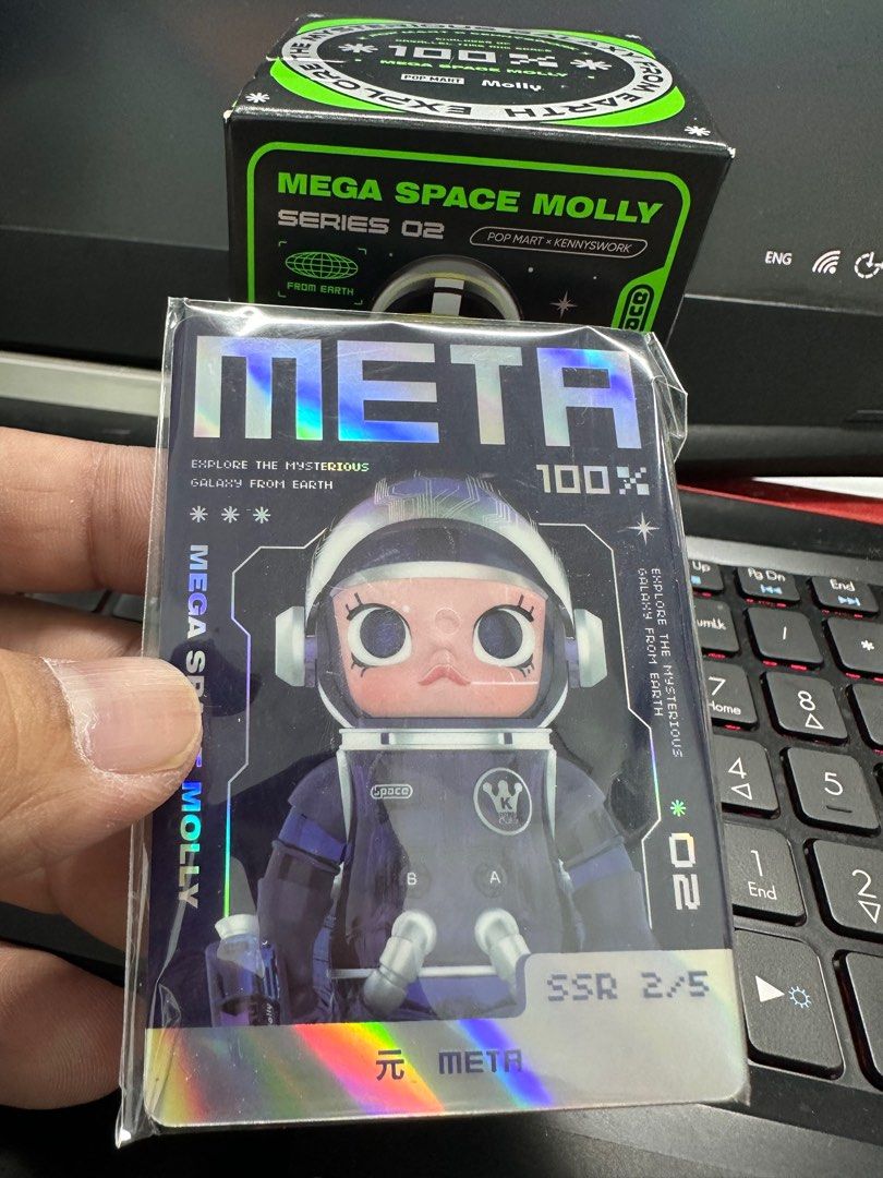 Mega Space Molly 100% Series 2, Secret 2, SSR Card(Meta), Hobbies & Toys, Toys & Games on Carousell