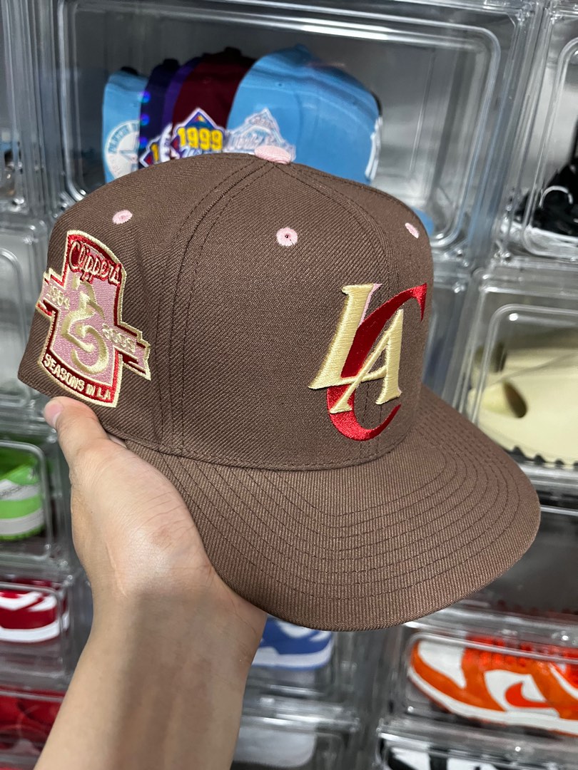 Mitchell&Ness Los Angeles Clippers Sugar Bacon Fitted Hat, Men's ...