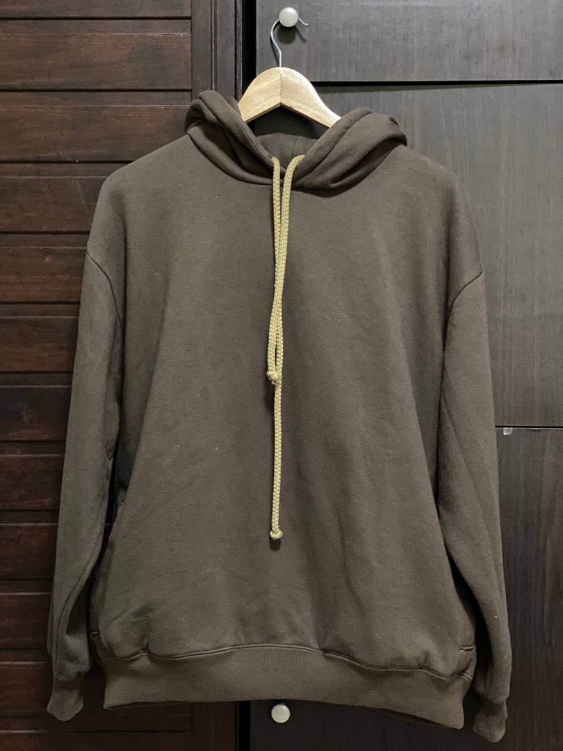 MN+LA dark brown hoodie, Women's Fashion, Coats, Jackets and Outerwear ...