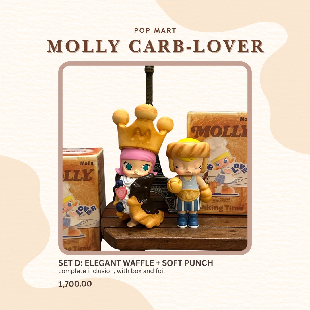 Molly Carb-Lover: Elegant Waffle + Soft Punch, Hobbies & Toys ...