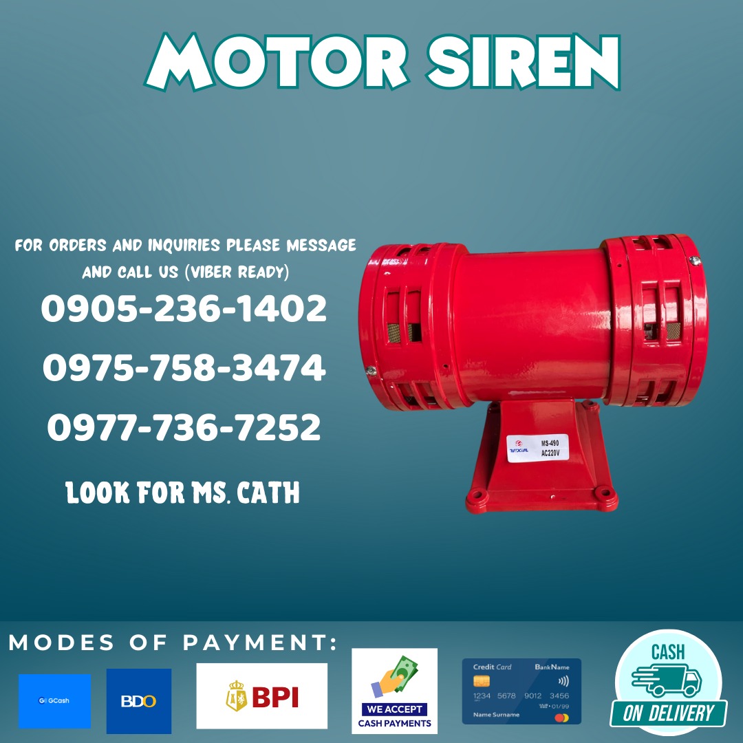 MOTOR SIREN, Commercial & Industrial, Construction Tools & Equipment on ...