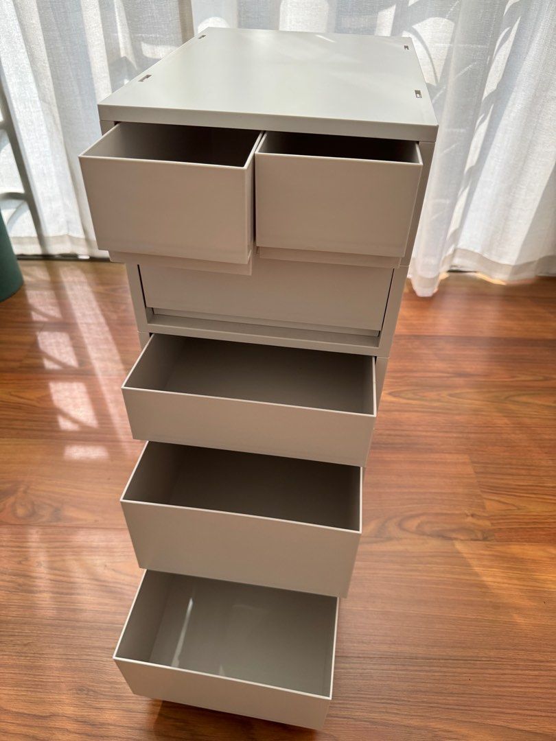 Muji style trolley cabinet, Furniture & Home Living, Furniture, Shelves ...