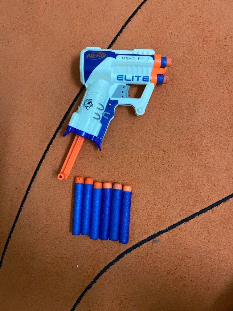 Nerf Triad EX-3, Hobbies & Toys, Toys & Games on Carousell