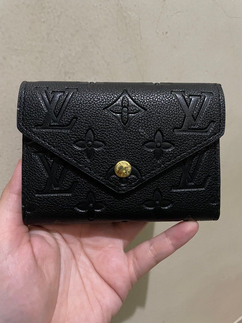 NEW Dompet LV Victorine Black, Fesyen Wanita, Tas & Dompet di Carousell