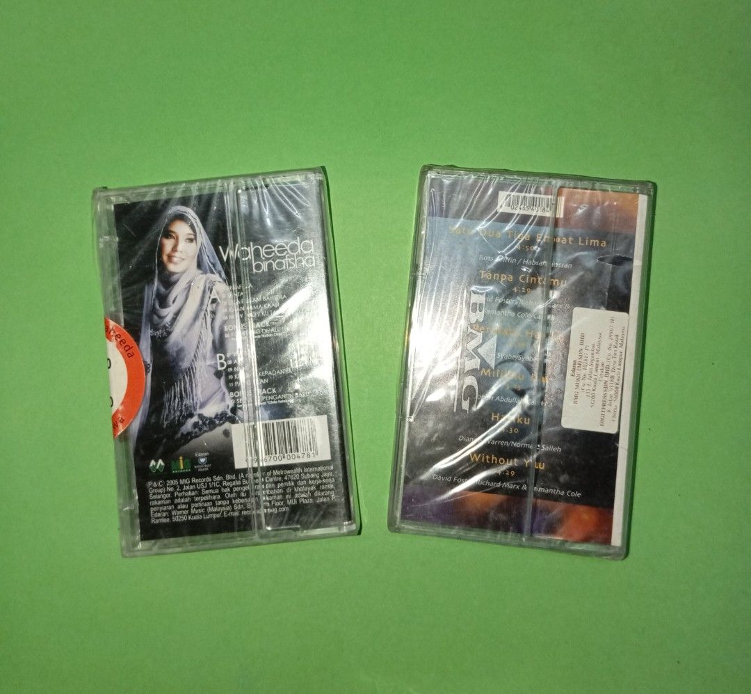 NEW OLD STOCK CASSETTE: RINA KHAN, CAMELIA, DAYANGKU INTAN, CAMELIA ...