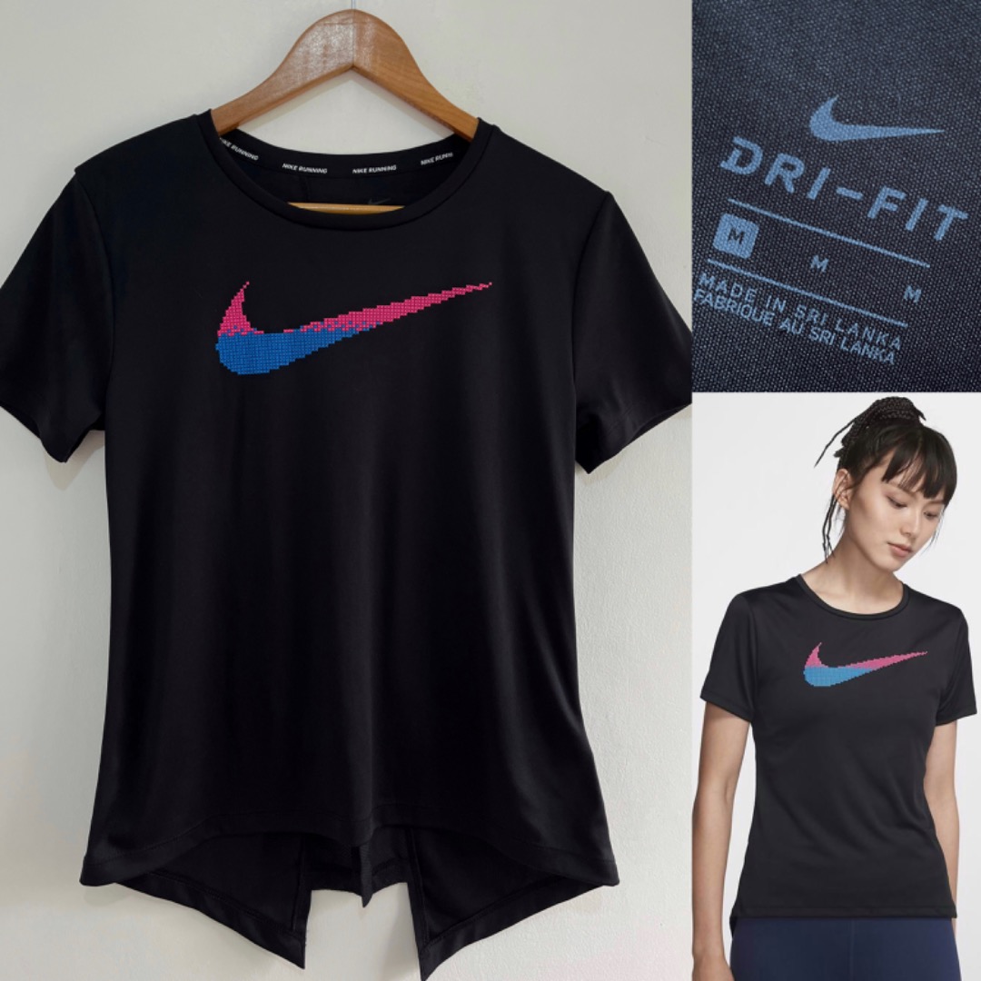 Nike Dri-Fit Colored Center Swoosh Top, Women's Fashion, Activewear on ...