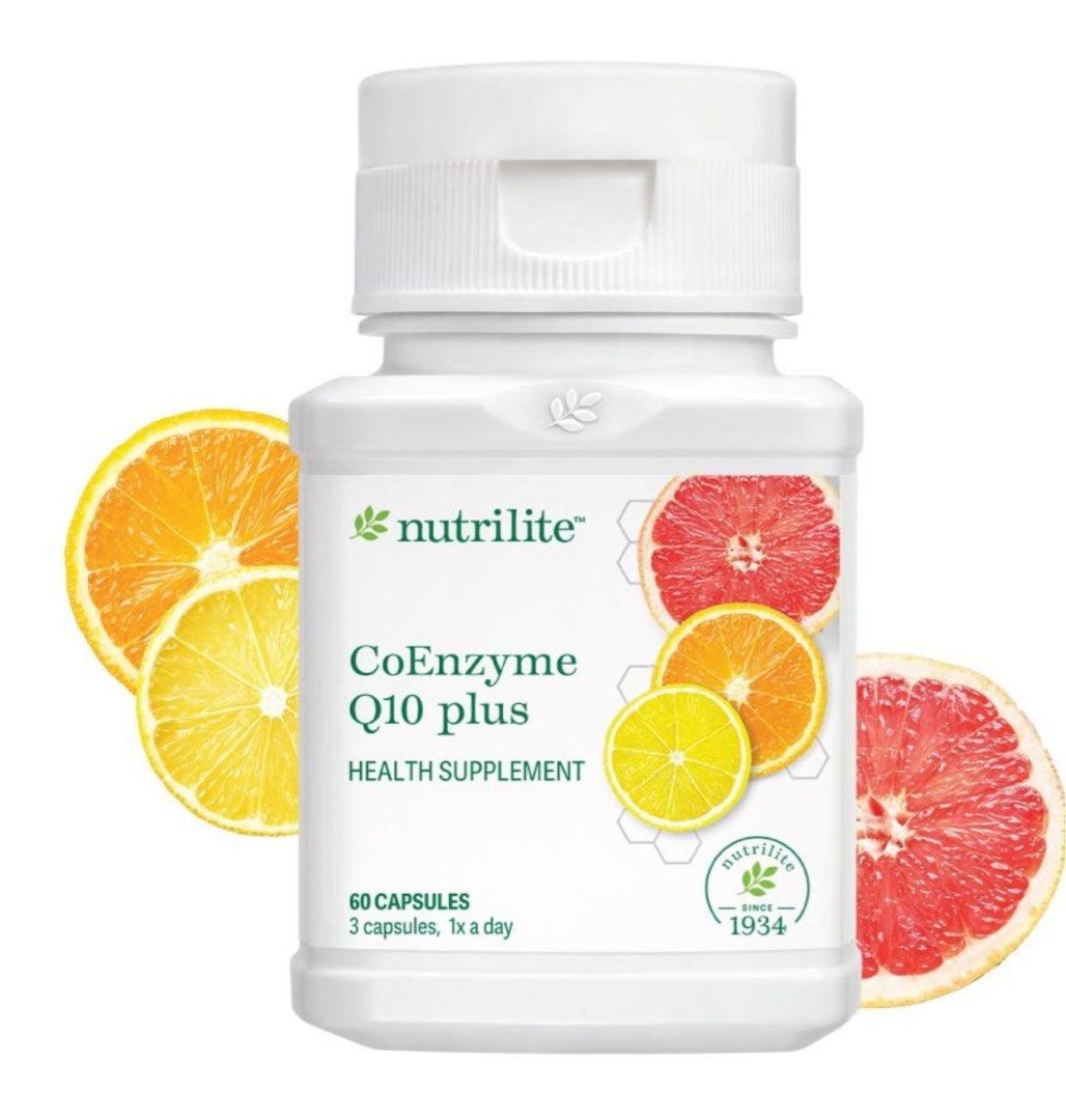 Nutrilite Coenzyme Q10 Plus - 60 cap, Health & Nutrition, Health ...