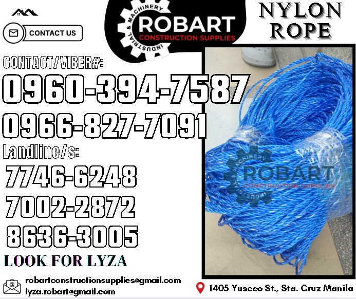 Nylon Rope 4mm, Commercial & Industrial, Construction Tools & Equipment ...