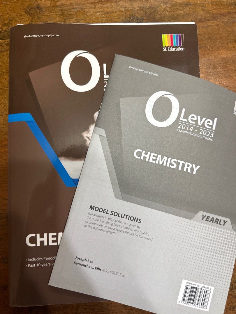 O Level Chemistry Yearly TYS (with solutions!), Hobbies & Toys, Books ...