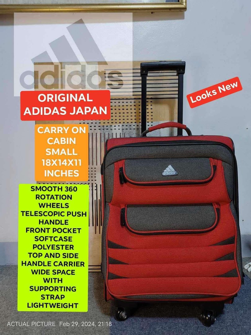 ORIGINAL ADIDAS BRAND CARRY ON,CABIN,SMALL IMPORTED FROM JAPAN, Hobbies ...