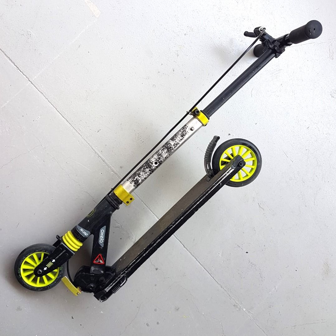 Original OXELO MID 5 Model Kick Scooter, Teens Scooter, 125mm wheels ...