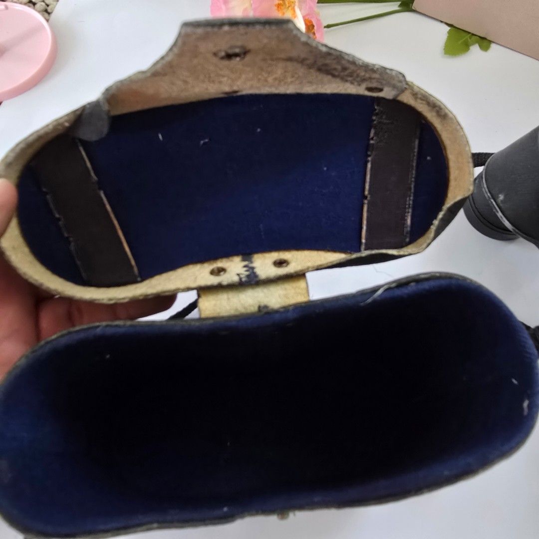 ORIGINAL Vintage Soviet Russian BIG Binoculars BPC 7x35 TENTO with case ...